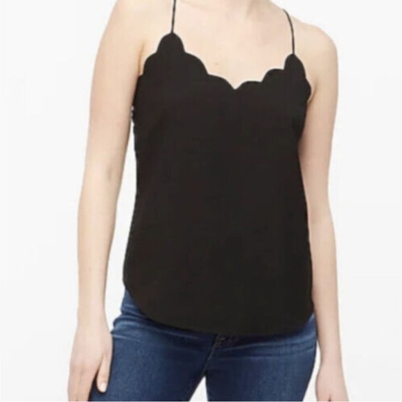 J. Crew | Tops | J Crew Scallop Racerback Cami | Poshmark